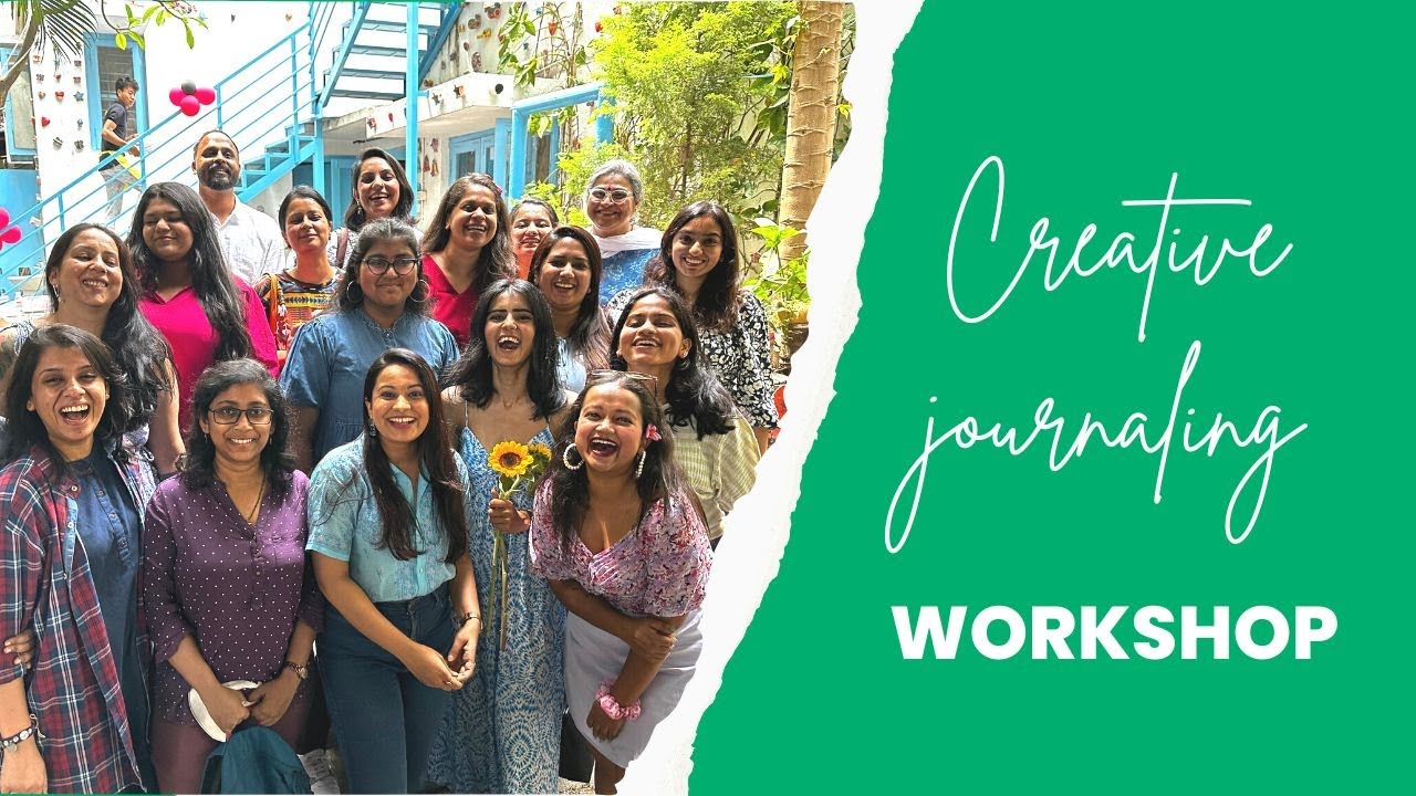 Fun Creative Journaling Workshop in India 🎨 👩‍🎨 | Therapeutic ...