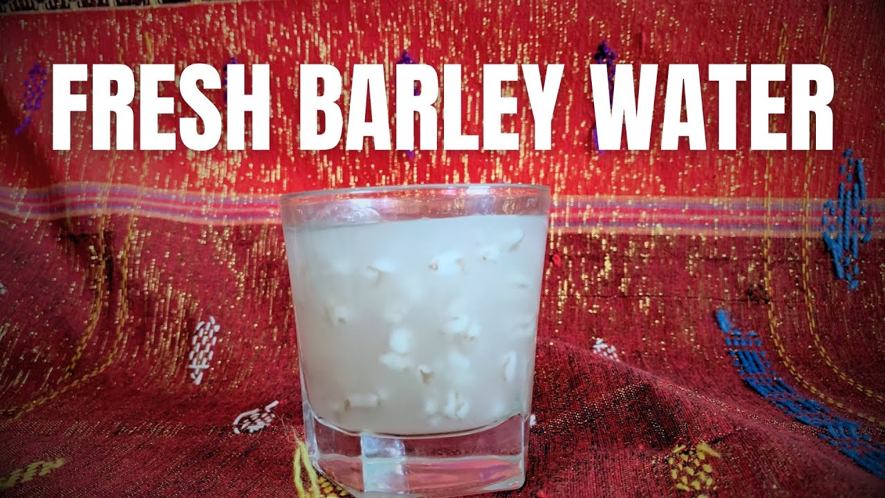 Fresh Homemade Barley Water - YouTube