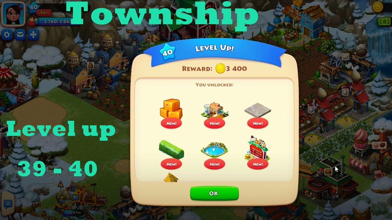 Township Level up 39 - 40 HD walkthrough | gameplay | ios | android ...