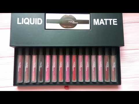 Набор помад Huda Beauty 16 шт обзор