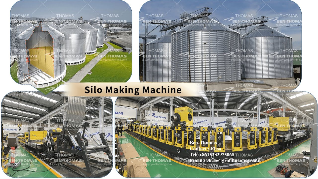 silo sheet-making machine | corrugation line for steel silo sheet ...