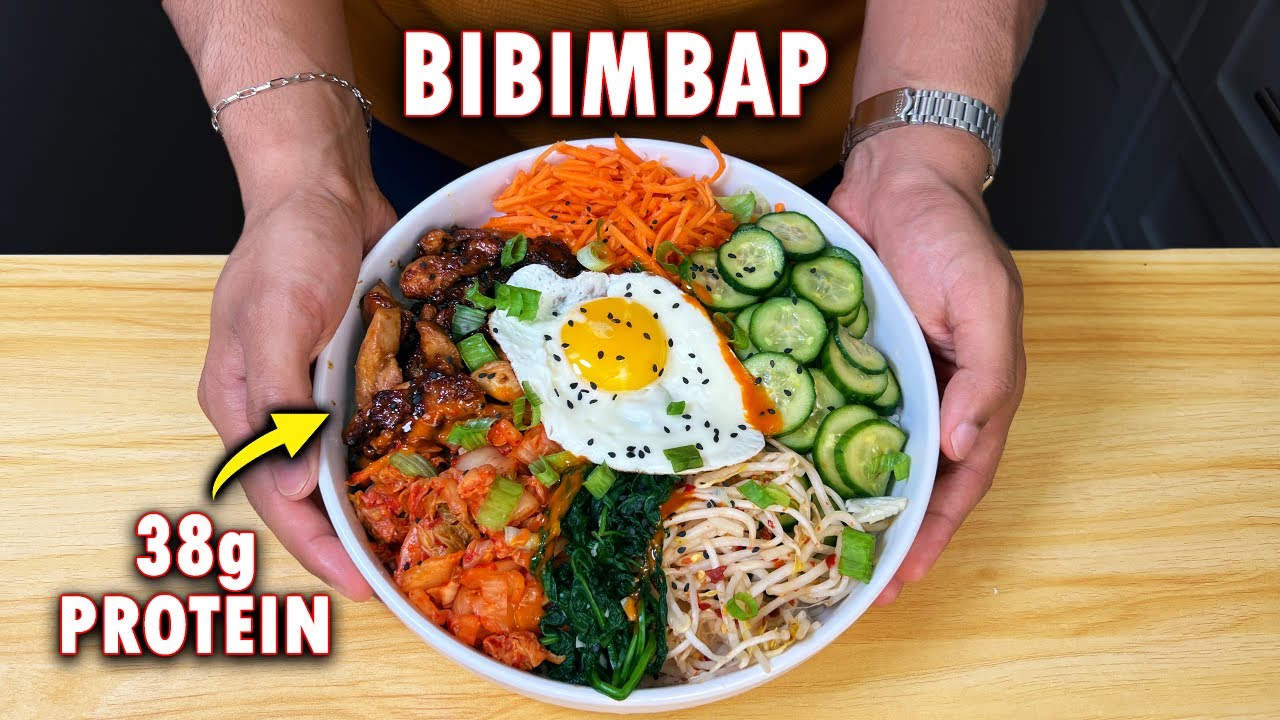 These Korean Rice Bowls Have 38g of Protein - YouTube