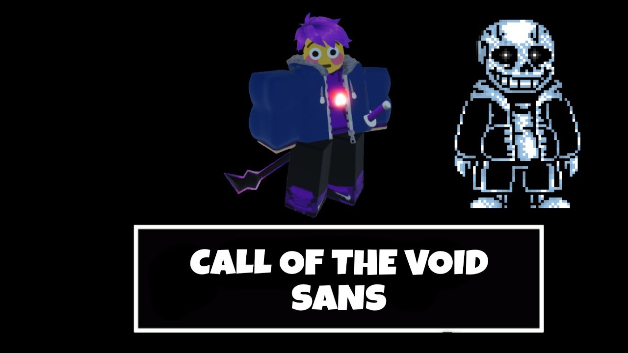 roblox the ultimate battle (call of the void sans showcase) - YouTube