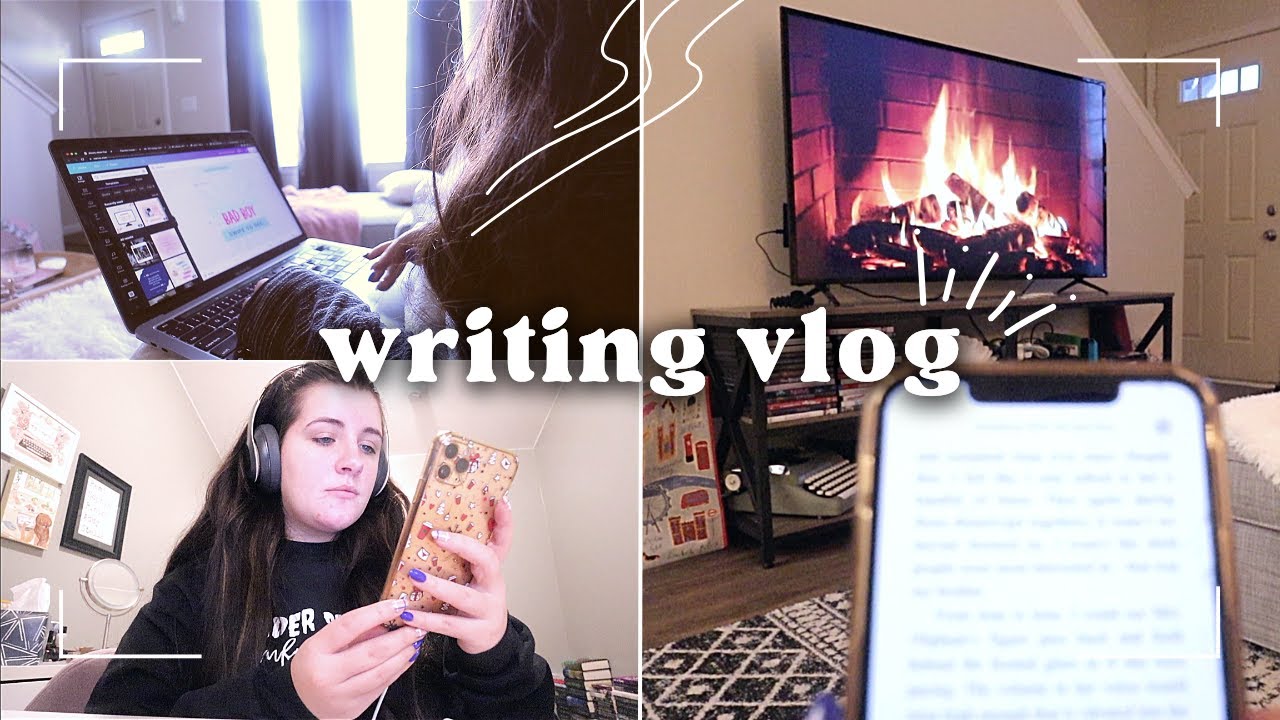 a cozy writing vlog 🖥️ finishing my final edit read through, days in ...