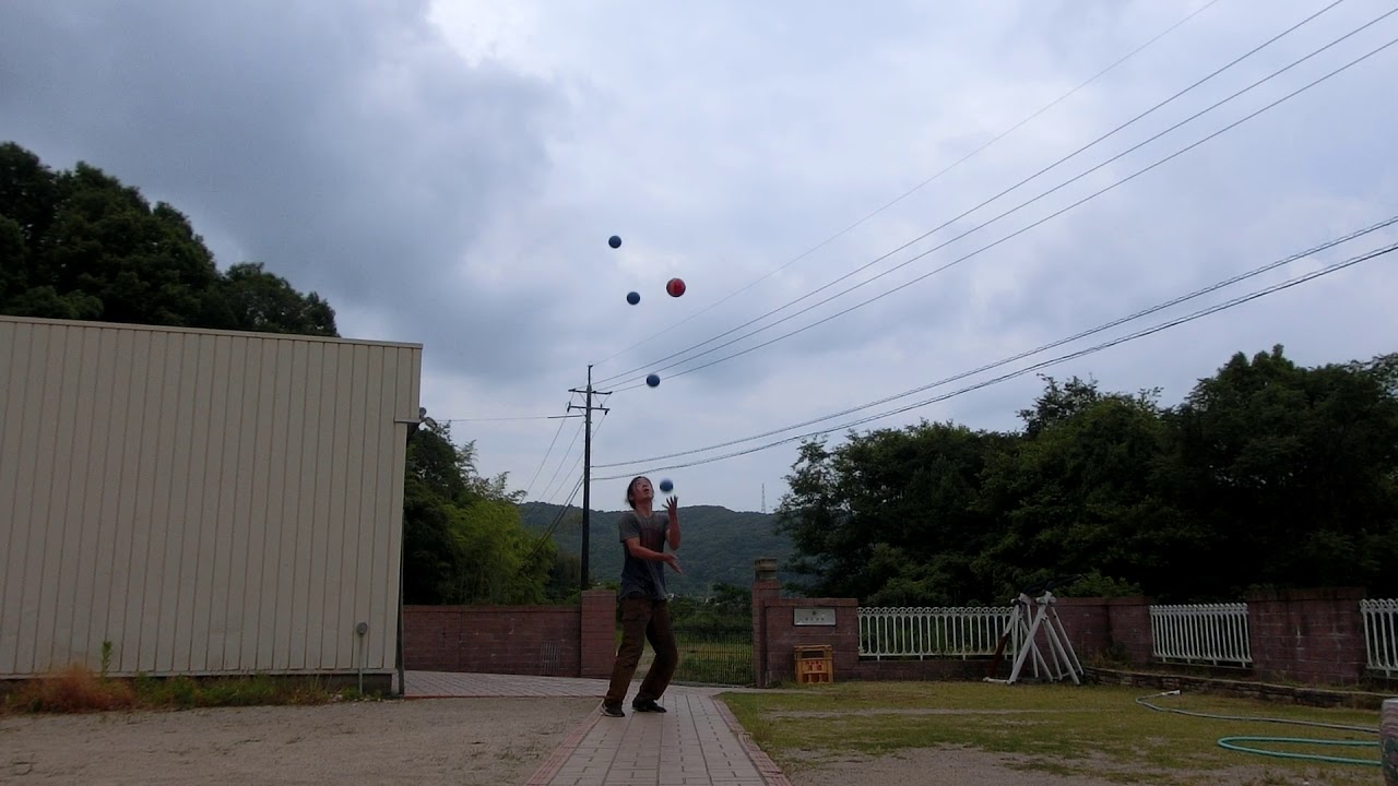 4 stage ball 1 lifting ball 3 up 720°と5 up 360° - YouTube