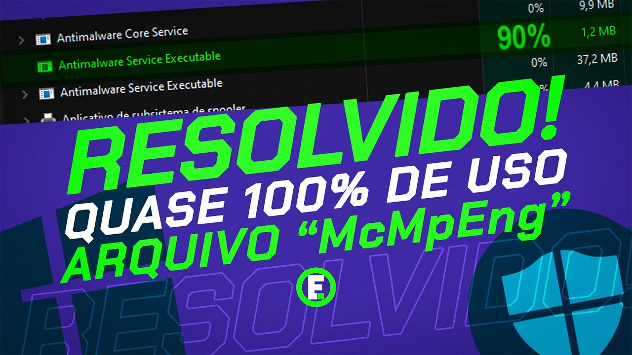 Como desabilitar o Antimalware Service Executable – McMpEng – (NOVO MÉTODO 2024) Resolvido ...