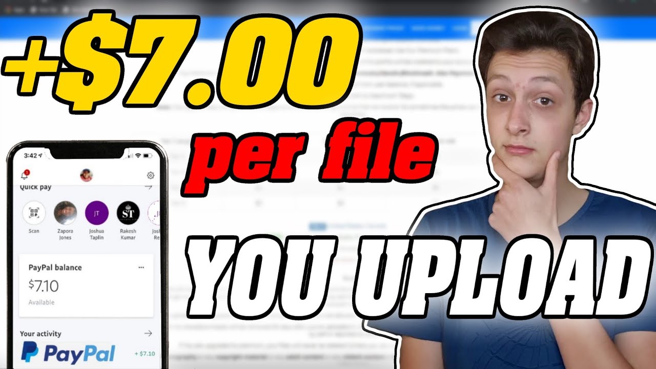 $7.00 PER FILE YOU UPLOAD! | Earn Money by Uploading Files - YouTube