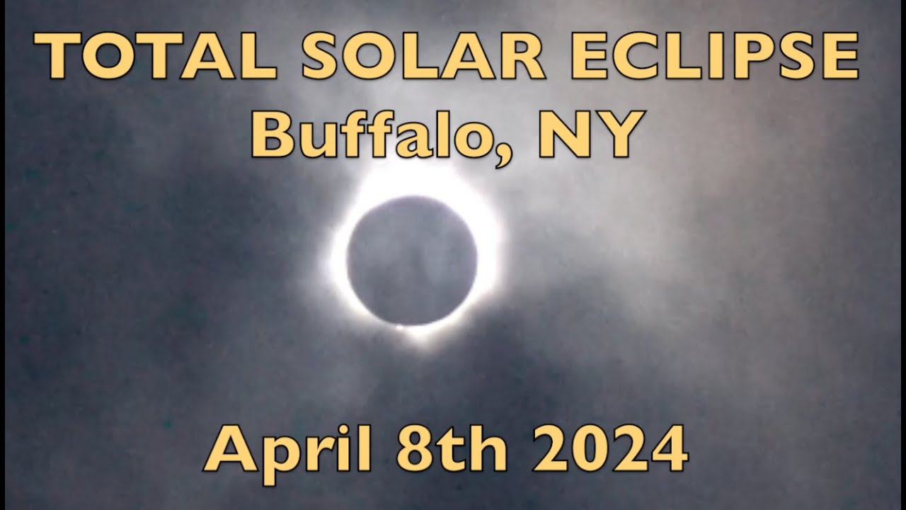 Solar Eclipse (Totality) April 8th 2024 Buffalo, NY (Tonawanda) - YouTube