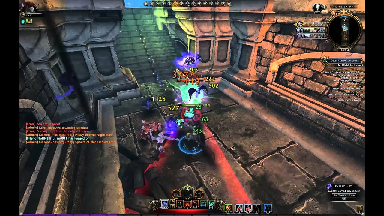 Neverwinter online - Scourge Warlock gameplay - YouTube