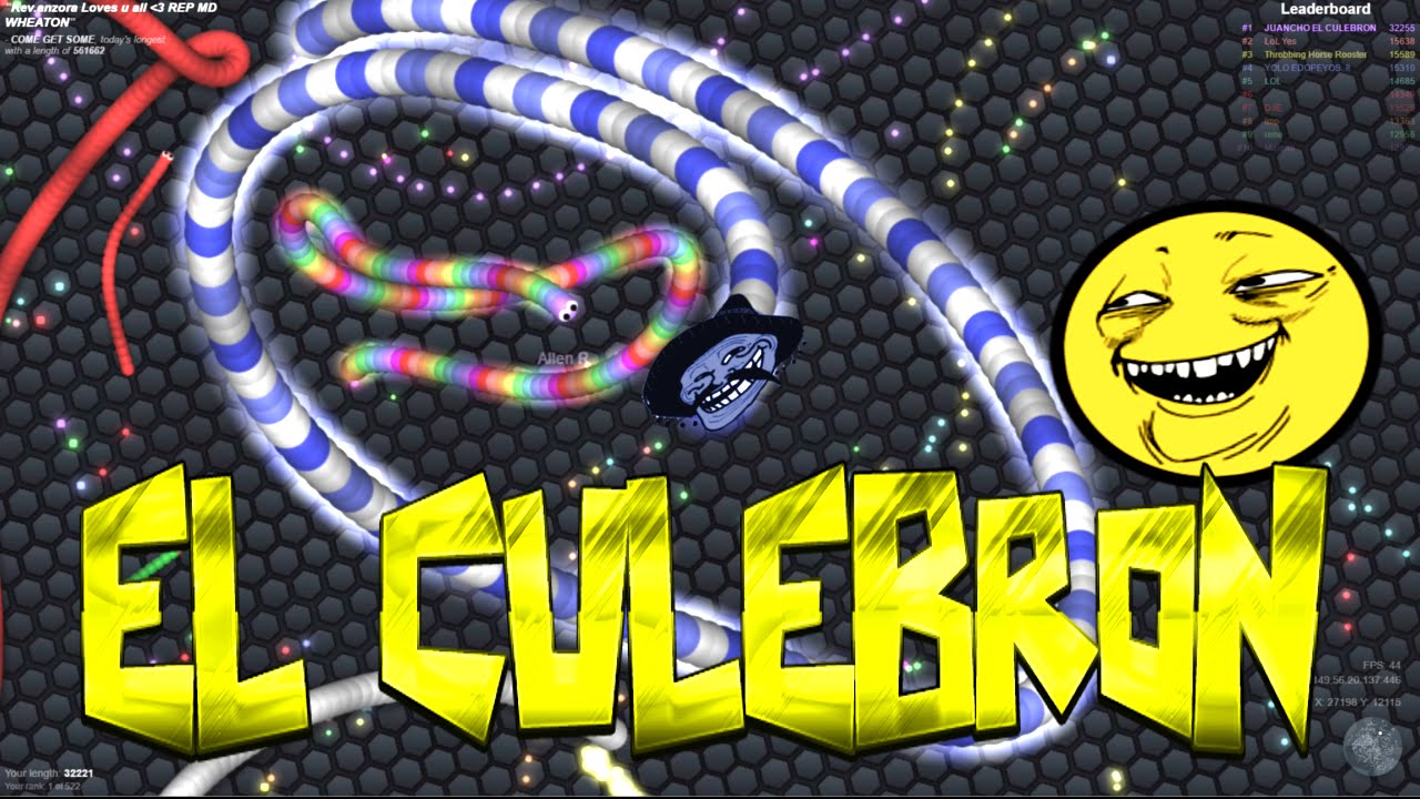 SLITHER.IO - JUANCHO EL CULEBRON! - YouTube