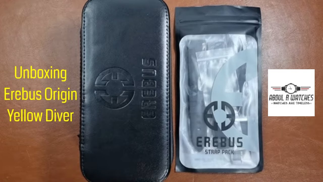Erebus Origin Diver Watch Unboxing @JustOneMoreWatch - YouTube
