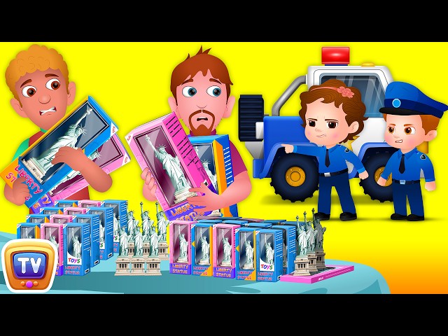 ChuChu TV Police Saving New York Souvenir Kids Gifts - Narrative Story ...