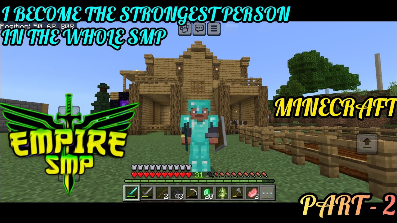 I BECOME THE STRONGEST PERSON IN THE WHOLE SMP EMPIRE SMP MINECRAFT PART - 2 - YouTube