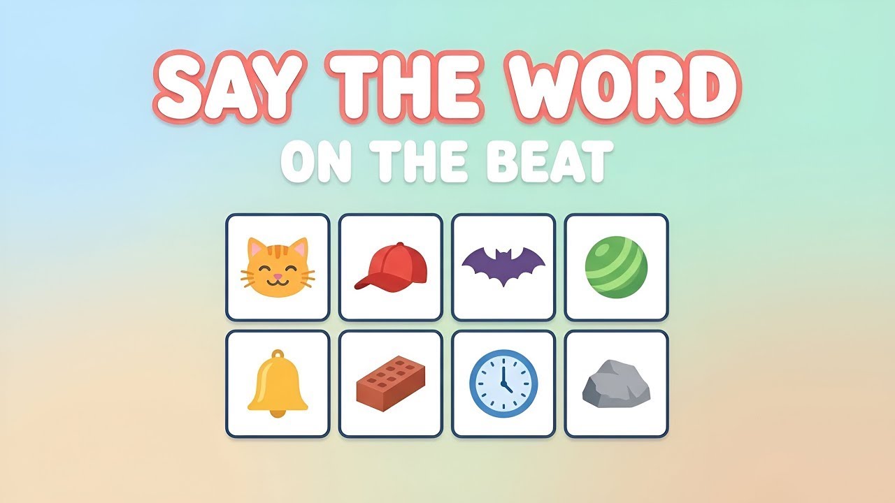Say the Word on the Beat Challenge | Rhythm Timing Game | Fun ...