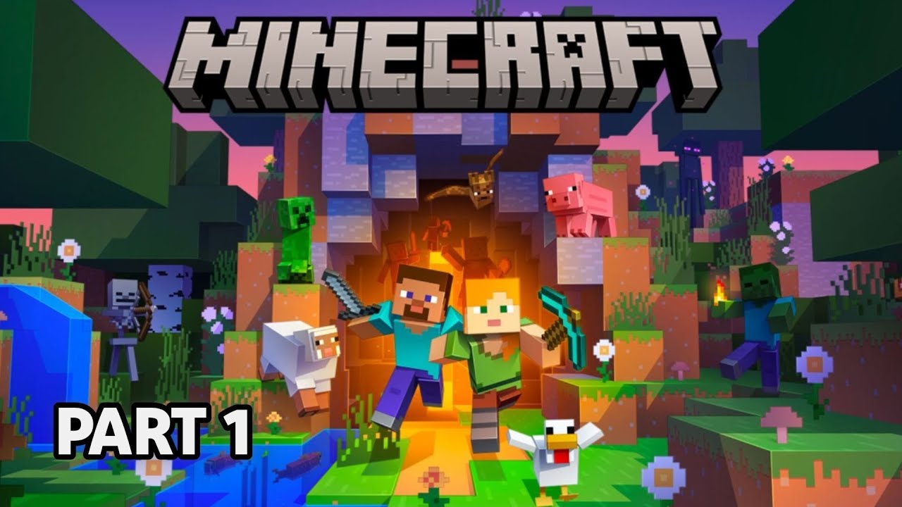 ‌Minecraft‌‌ gameplay🏞️‌rookie‌‌😂‌part 1 - YouTube