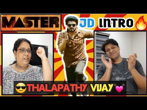 Master VIJAY Intro Scene Reaction|MASTER JD Metro Fight Scene REACTION ...