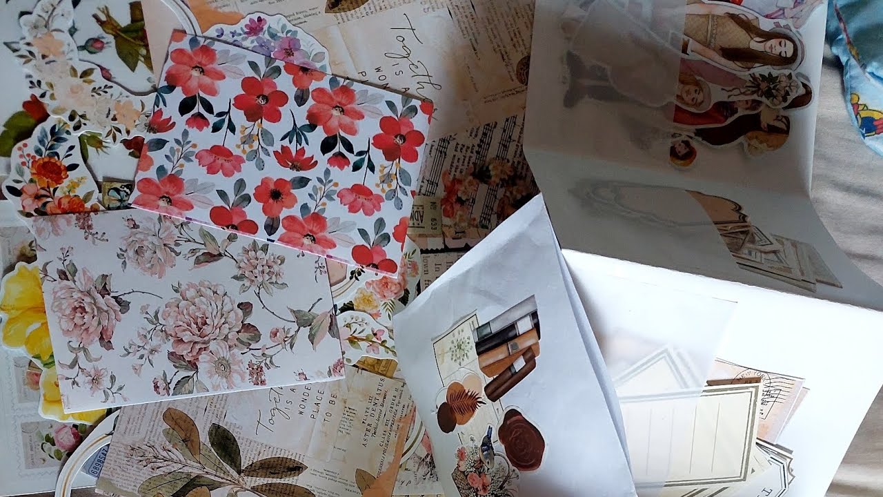 Unboxing Vintage Journal Kit Bundle - YouTube