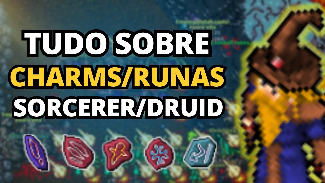 TUTORIAL COMPLETO CHARMS/RUNAS P/ MS E ED NO TIBIA - YouTube