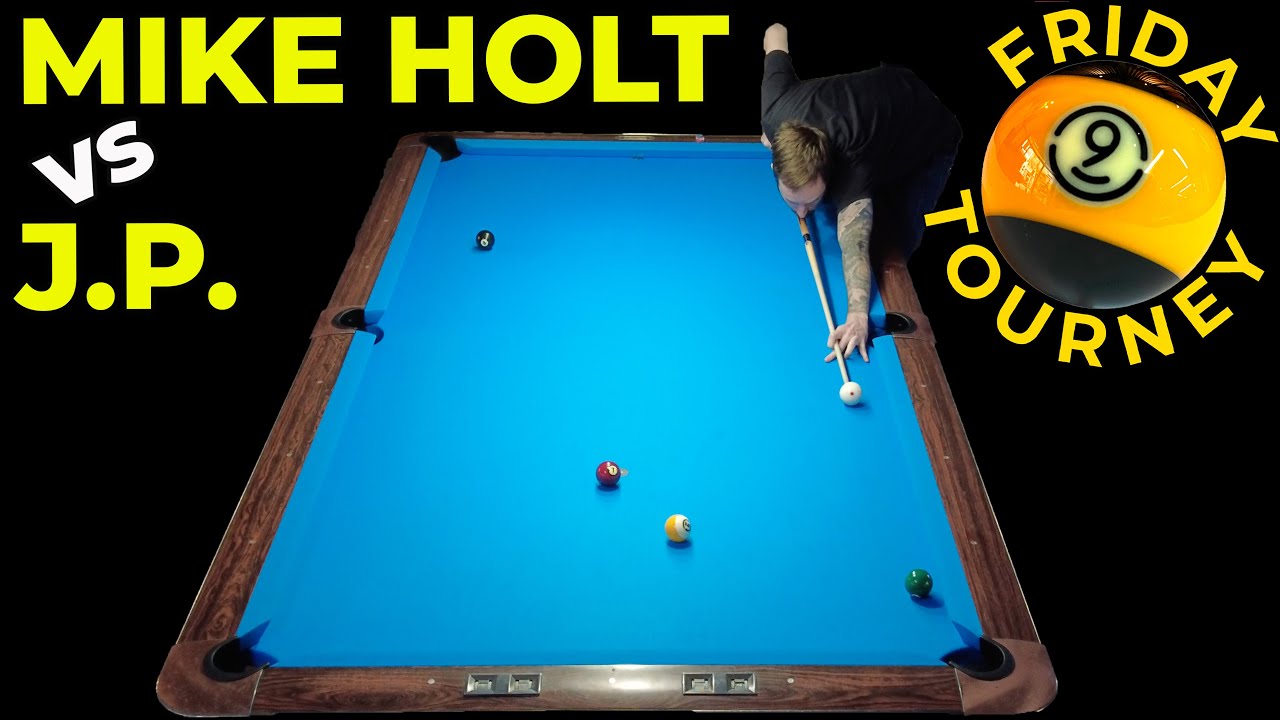 9-Ball Pool Tournament : On Cue Billiards : LR3 : JP vs Mike Holt - YouTube