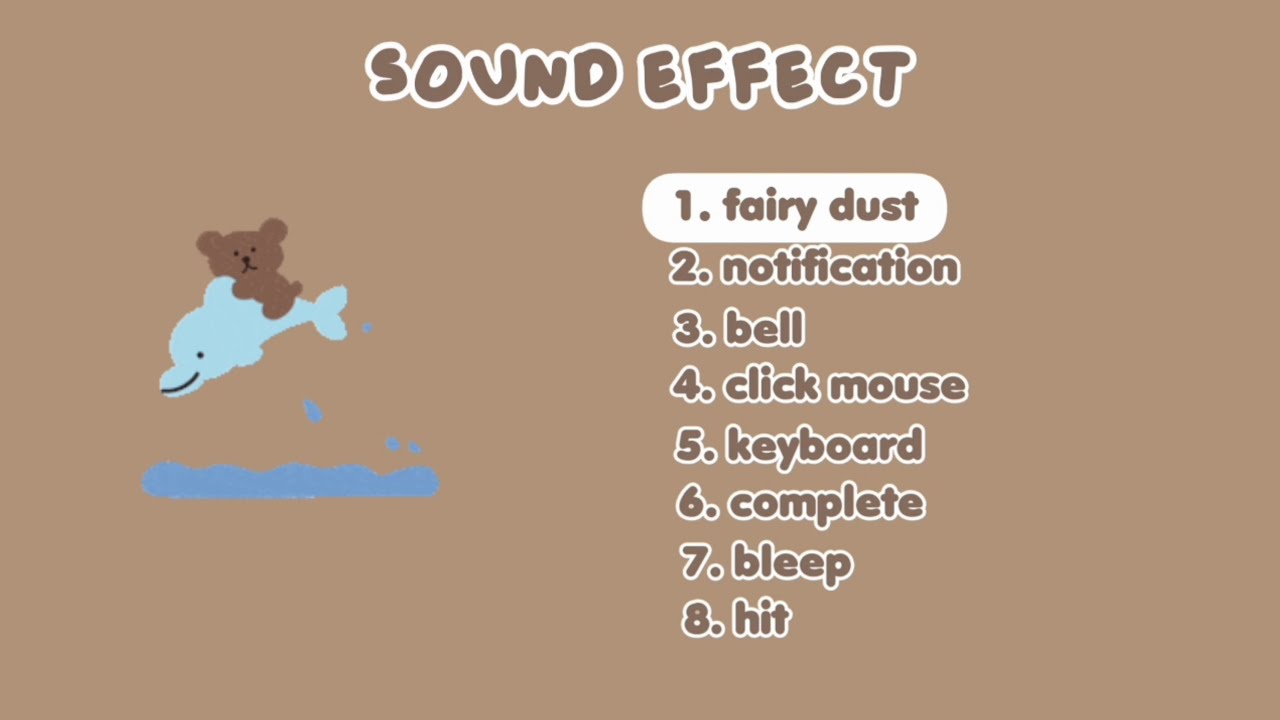 cute sound effects for editing - YouTube