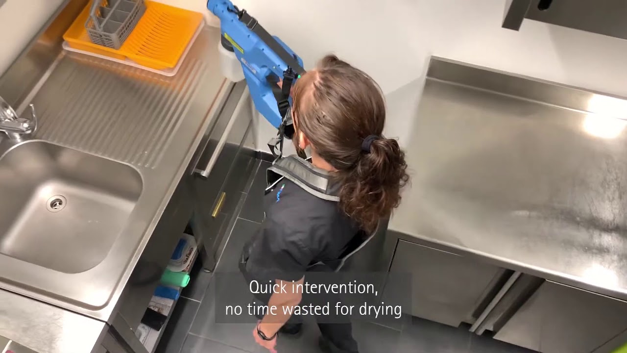 Cleaning with Electrostatic Technology Professional Spray Gun E-Spray ...