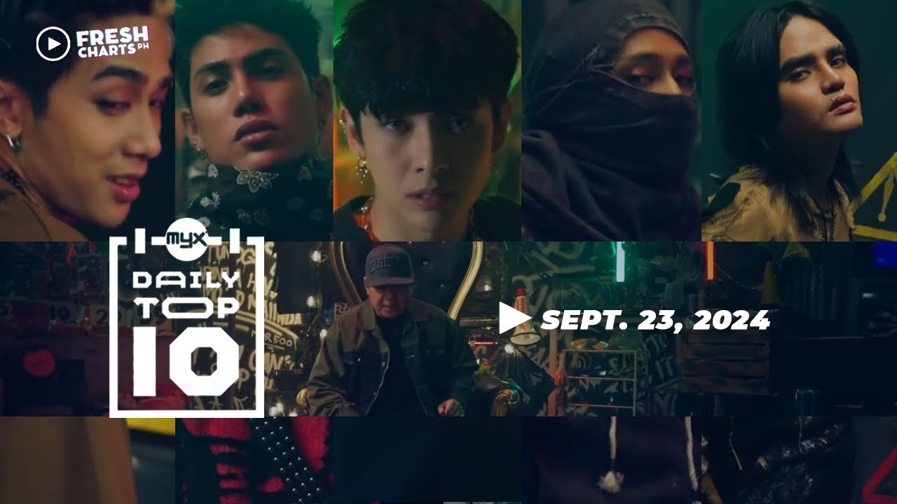 MYX DAILY TOP 10 (September 23, 2024) | Fresh Charts PH - YouTube