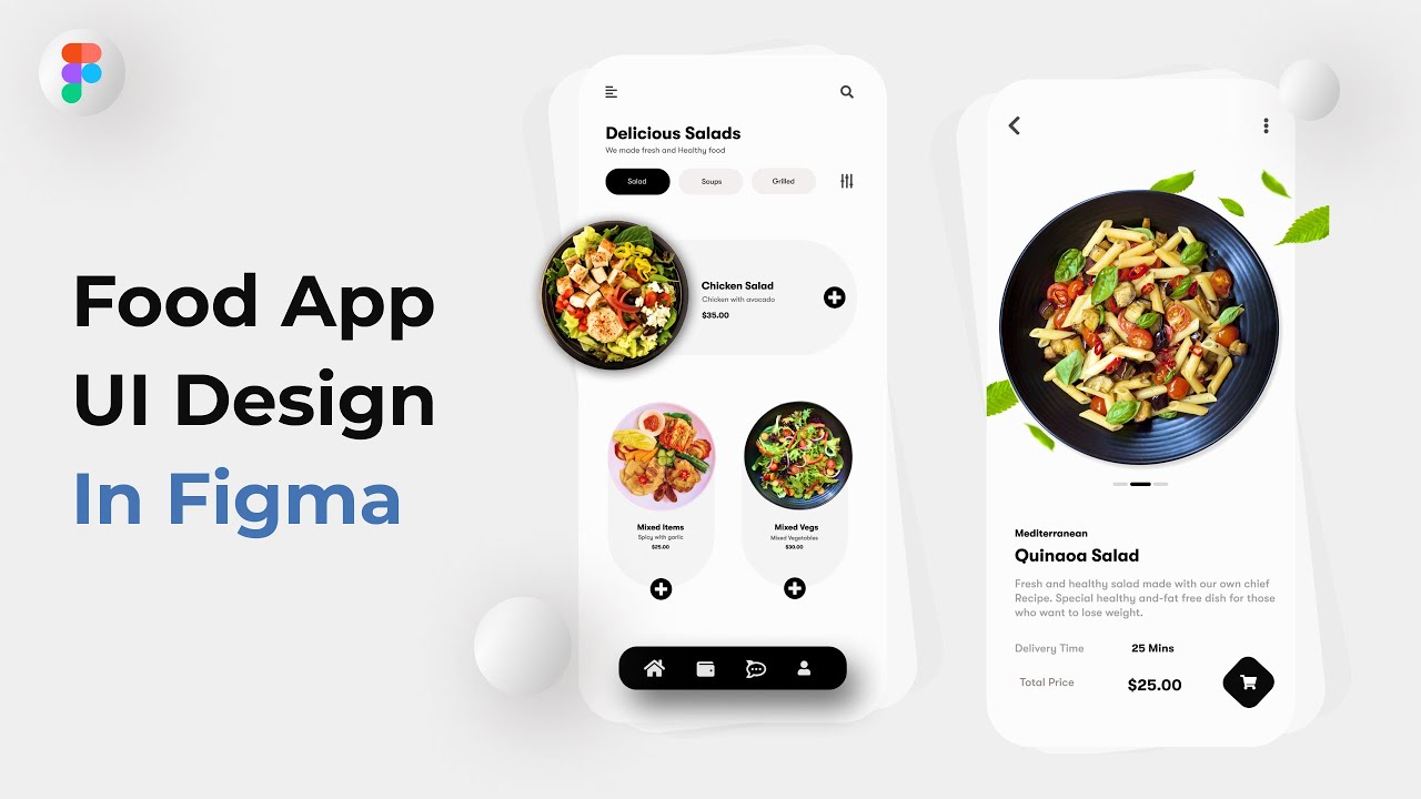 Food App Design in Figma - Figma Tutorial 😍🚀 - YouTube