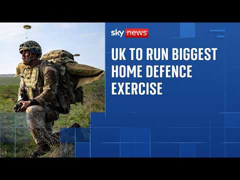 UK will run the biggest home defence exercise in decades next year