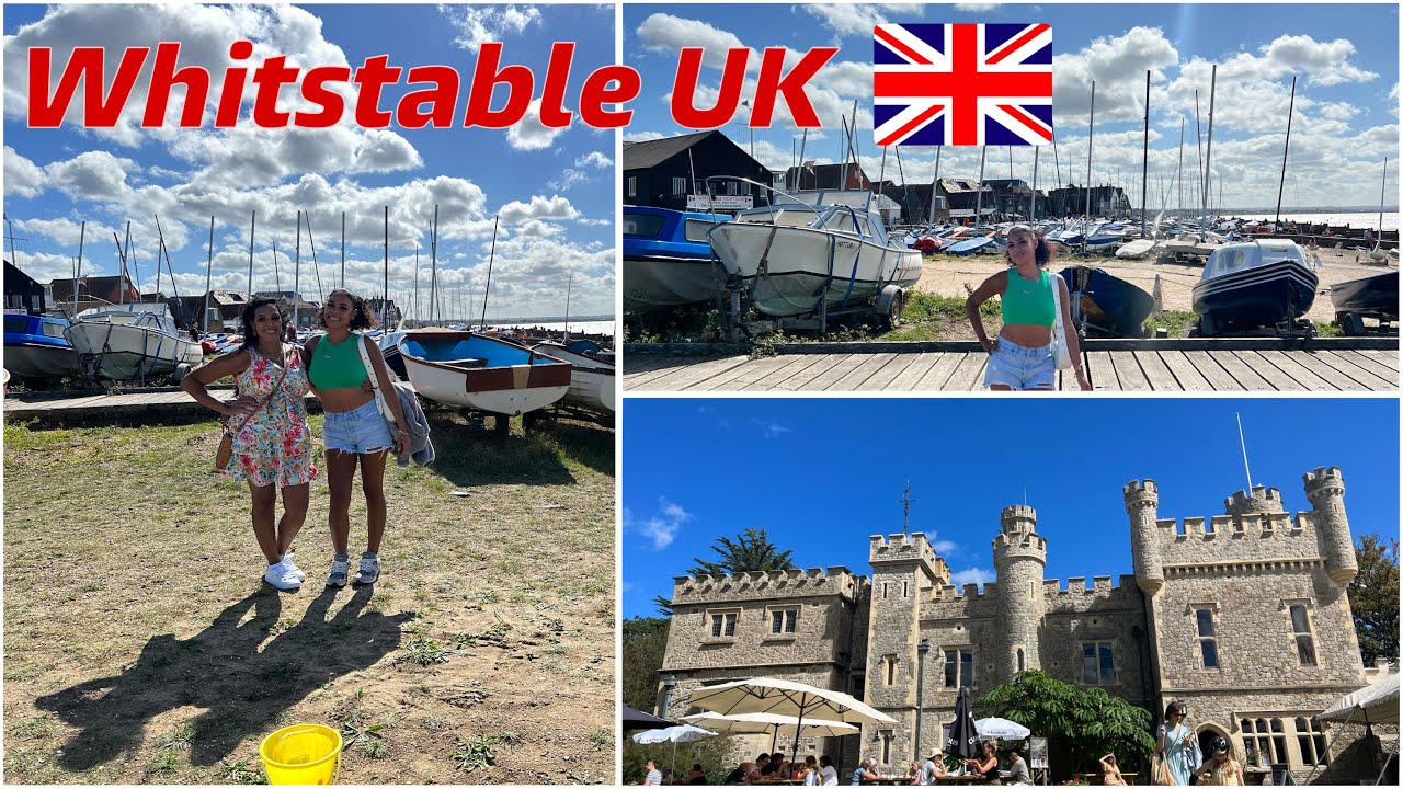 We saw the beautiful castle at Whistable UK - YouTube