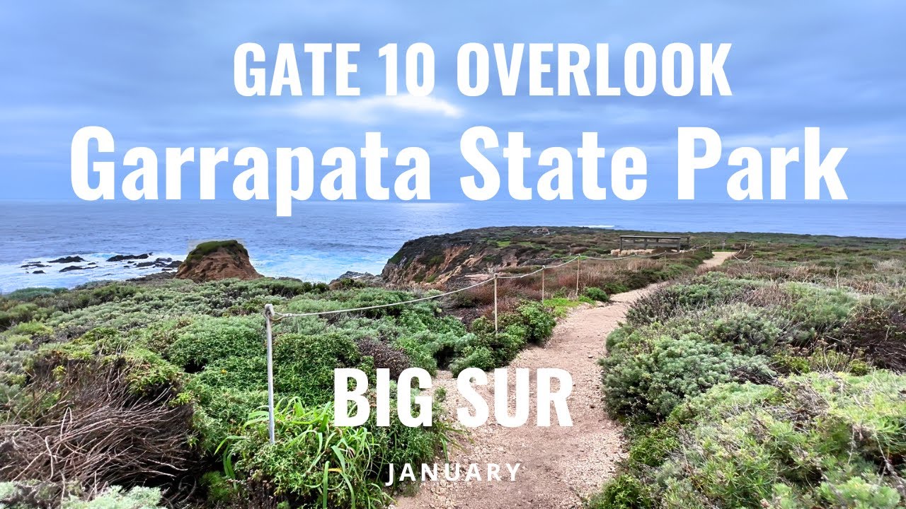 [4K] Garrapata Bluff Trail — Gate 10 Coastal Overlook, Big Sur ...