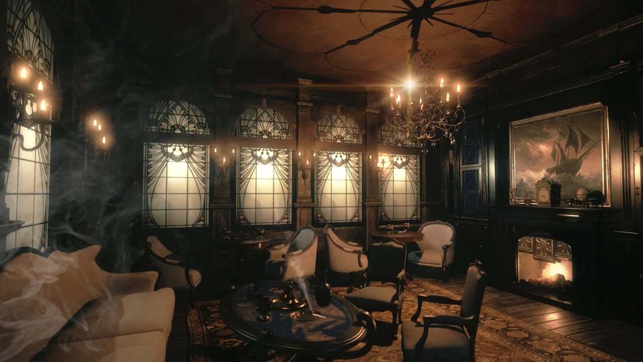 🎇A smoking room In TITANIC🎇 l Time travel to 1912's the first class ...