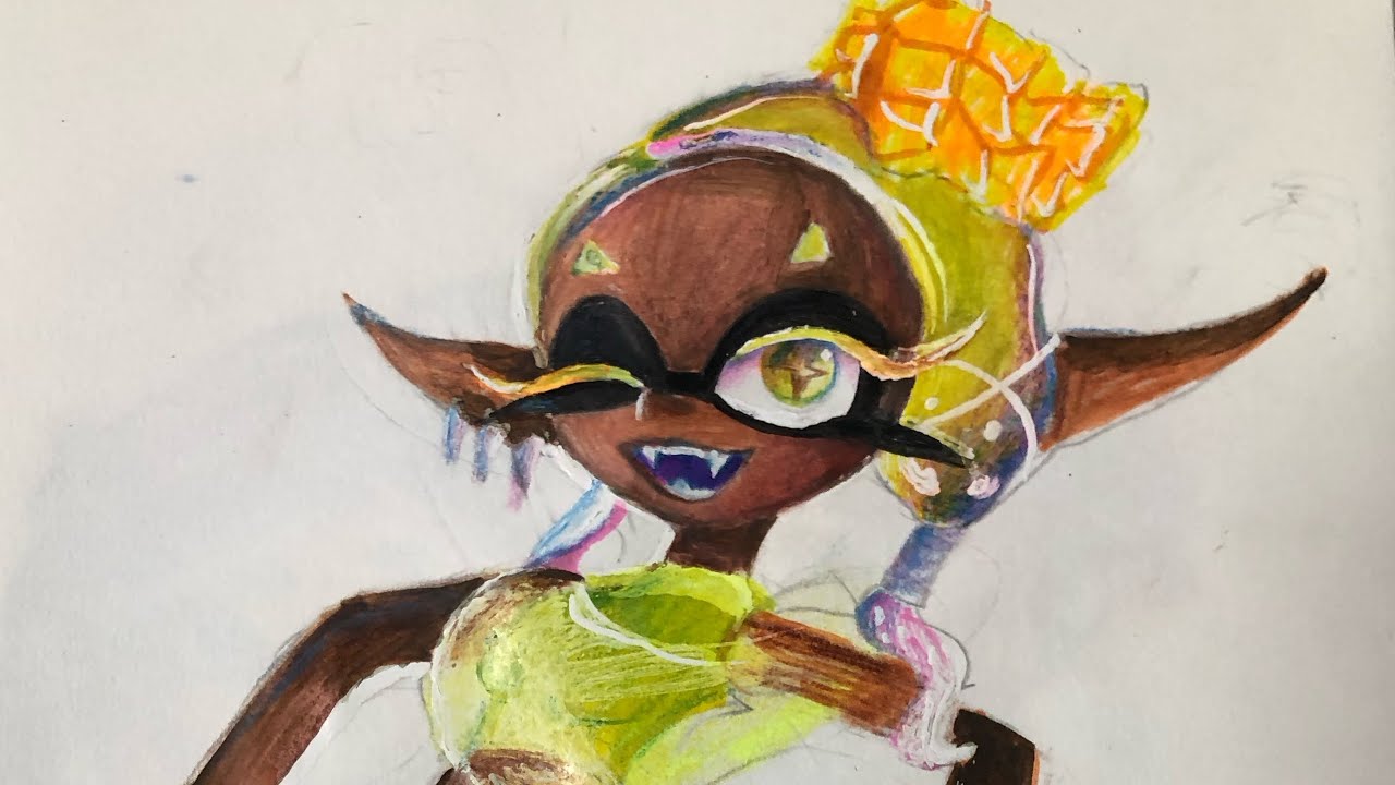 Drawing Frye (Splatoon 3) - YouTube