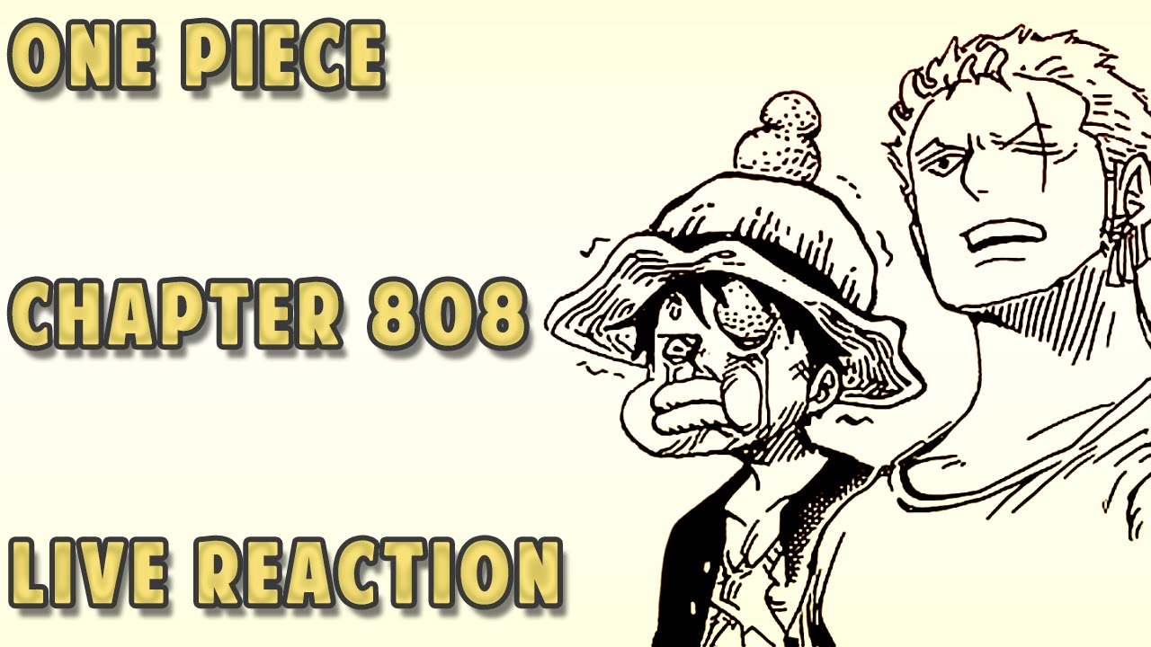 One Piece (ワンピース) Chapter 808 Live Reaction & Thoughts - Kaido's Right ...