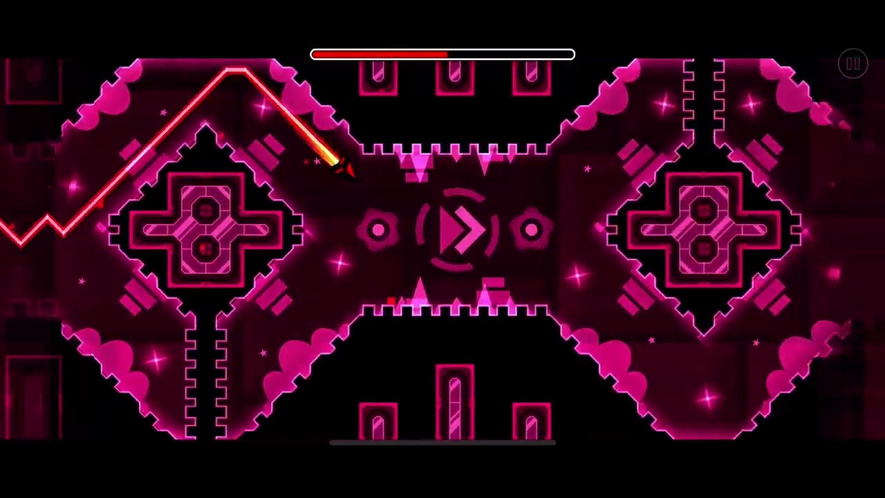 Geometry dash: crystal blossoms - YouTube