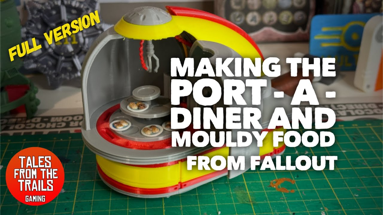 Fallout: Making a Port-a-Diner & Mouldy Food | Full Version | 3D ...