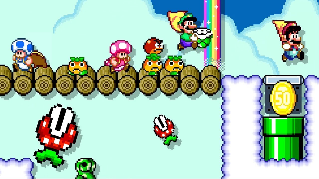 Super Mario Maker 2 - Online Multiplayer Co-op #28 - YouTube