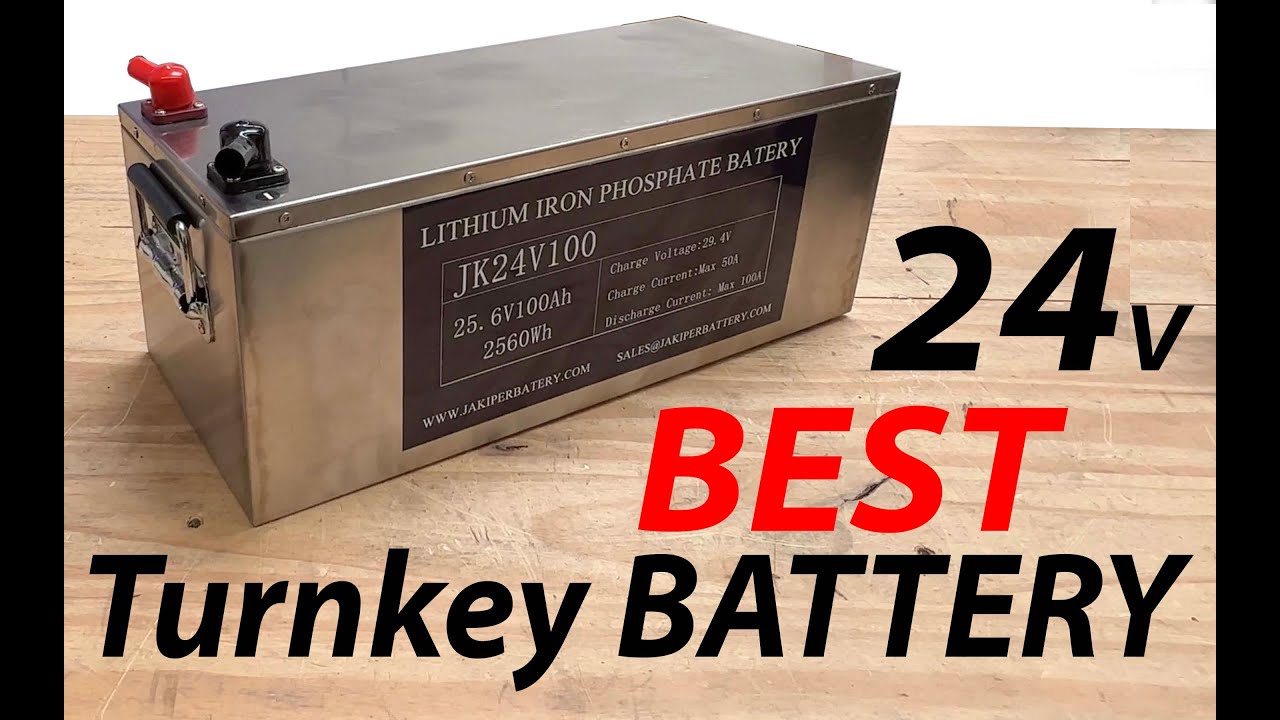 Jakiper 24v 100Ah RV LiFePO4 Battery - YouTube