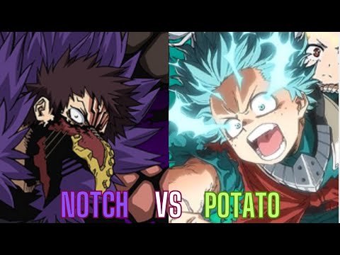 Top level set series Notch the craft (Overhaul V2) VS Potato (100% Deku ...