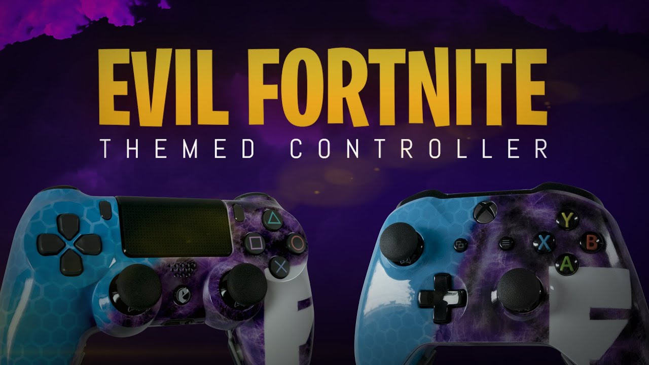 Fortnite Themed Evil Controller - YouTube