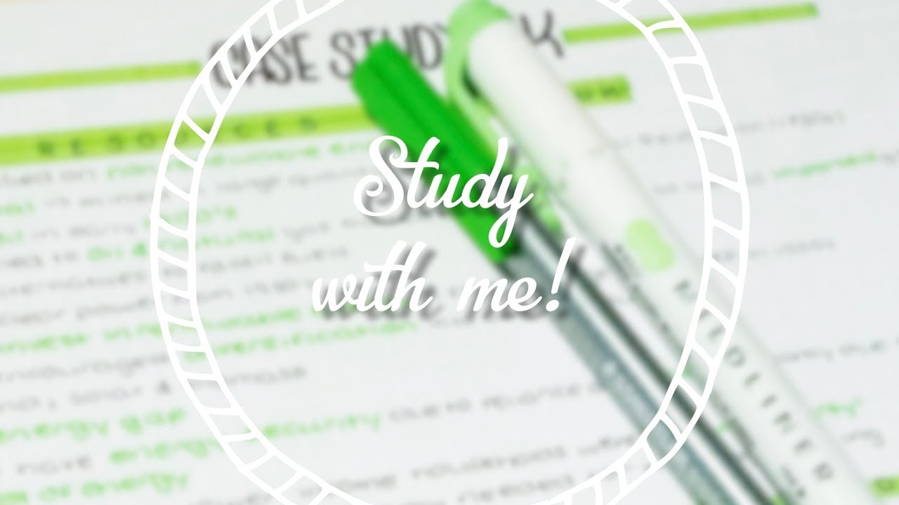 STUDY WITH ME! | GCSE Geography Revision | Study Motivation - YouTube