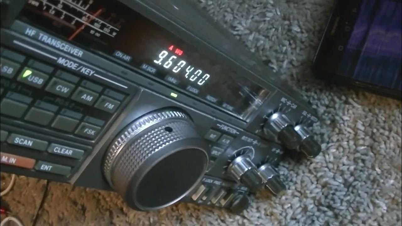 Frequenz einstellen Kenwood TS440 mit Spectroid - eflose #1336 - YouTube