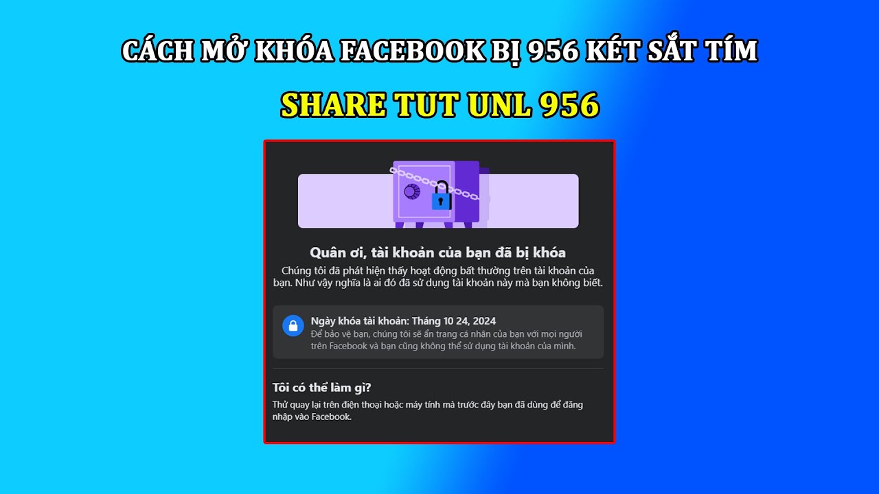 [ CÁCH MỞ KHÓA 956 ] Hướng Dẫn Mở Khóa Tài Khoản Bị 956 Két Sắt Tím Về ...