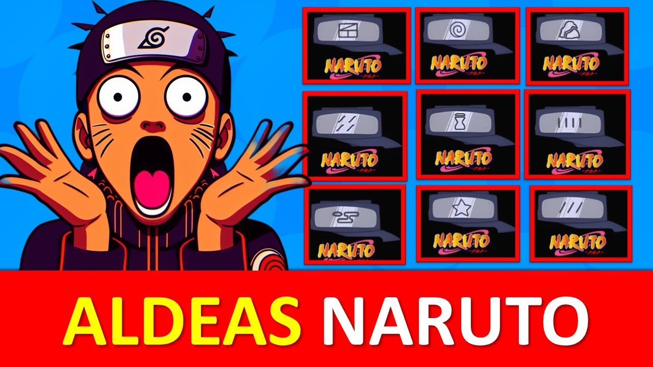 🌱ALDEAS de NARUTO y sus símbolos - YouTube