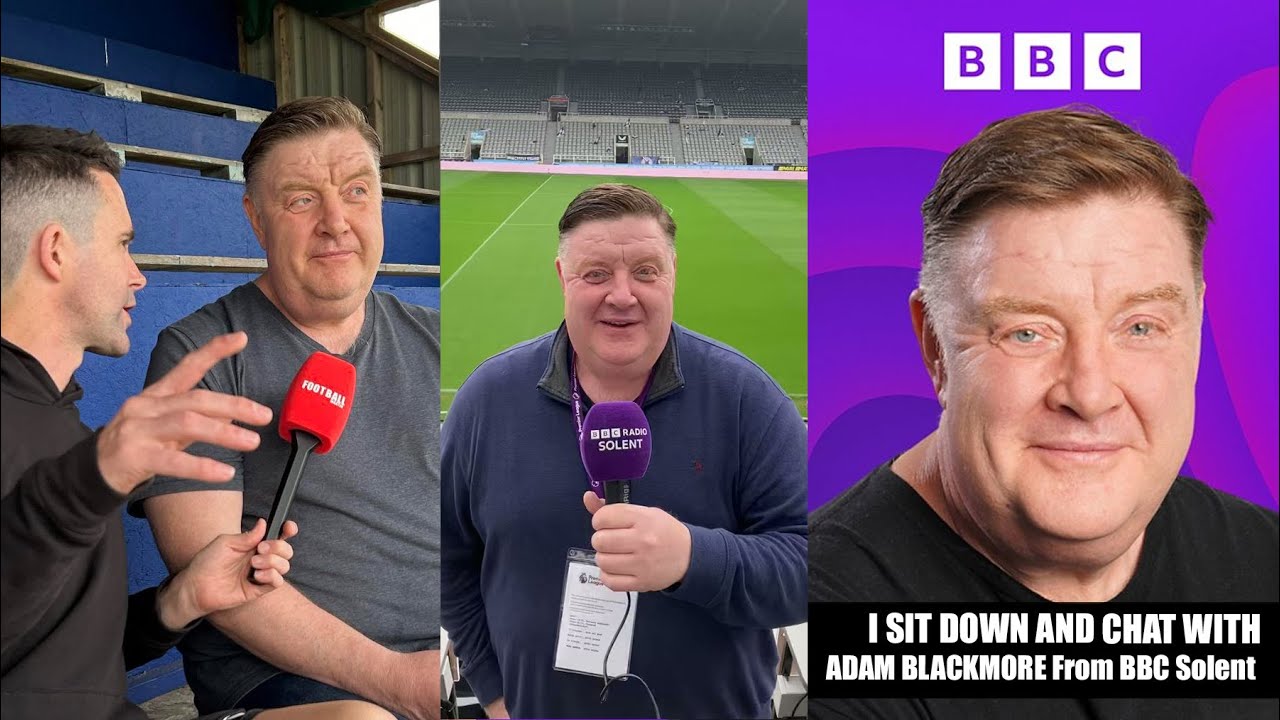 Sit down chat with Adam Blackmore of BBC Radio Solent - YouTube