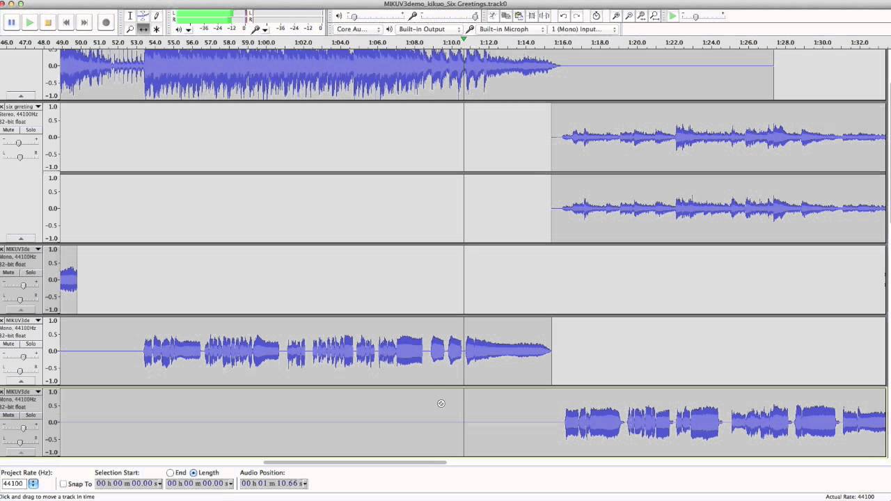 [UTAU synth] Six Greetings (full song) [Oto Makoto] - YouTube