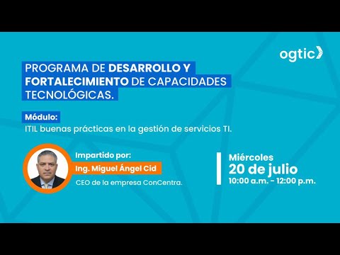 ITIL Buenas Prácticas en la Gestión de Servicios TI - YouTube