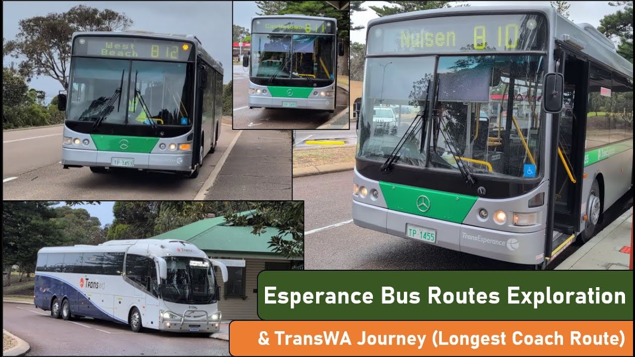 Esperance Bus Routes Exploration & TransWA Journey (Longest Coach Route ...