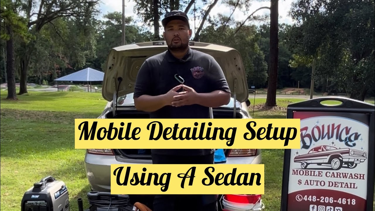 Mobile Detailing Set up using a Sedan (Hyundai Elantra) Part 1: Mobile ...