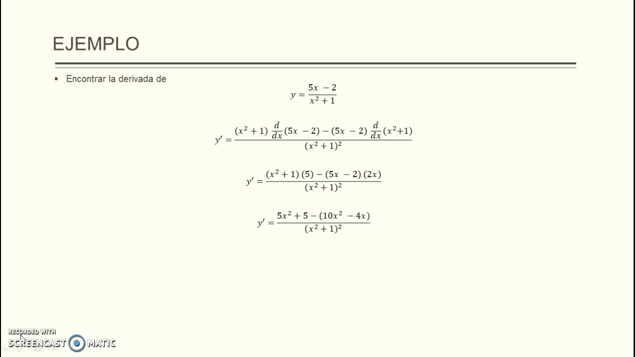 TEOREMA DEL COCIENTE - YouTube