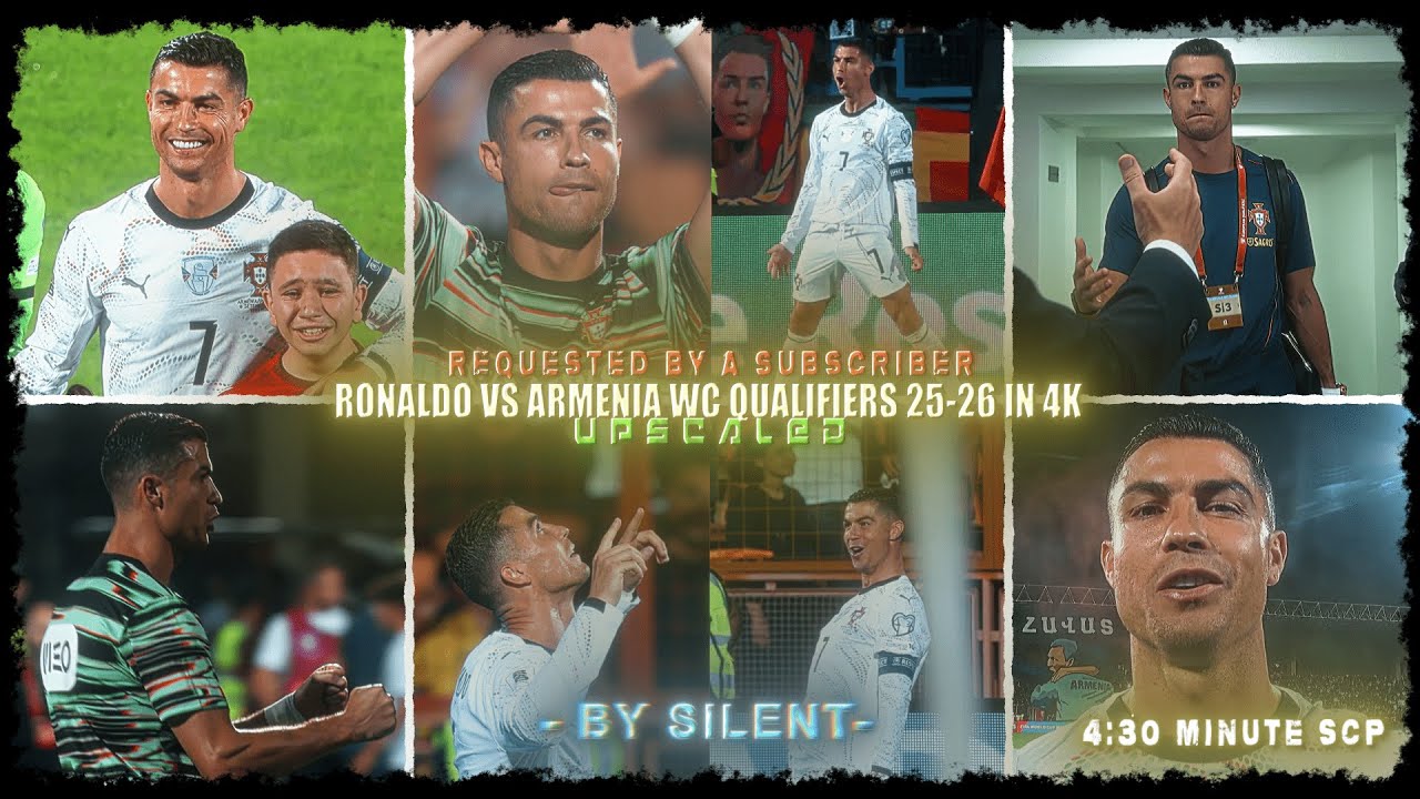 Two Banger Goals By Ronaldo(A) Against Armenia UEFA WC Qualifiers 2025 ...
